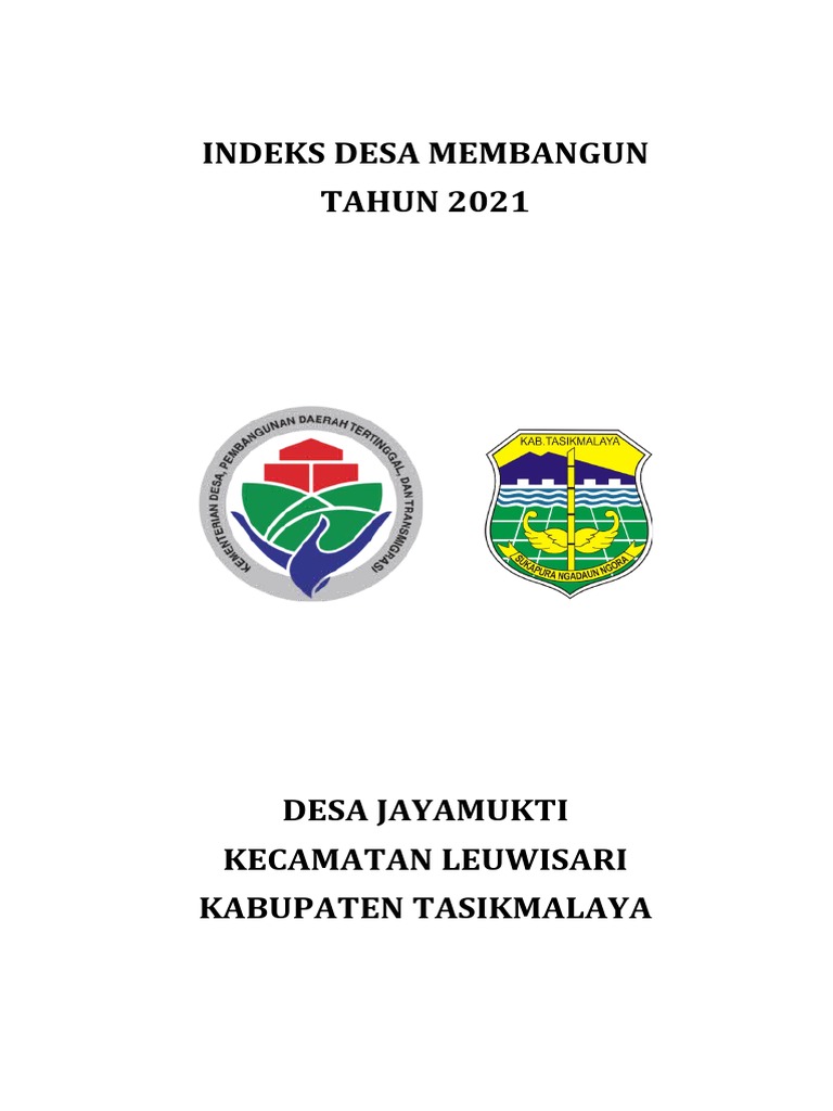 Cover Indeks Desa Membangun | PDF