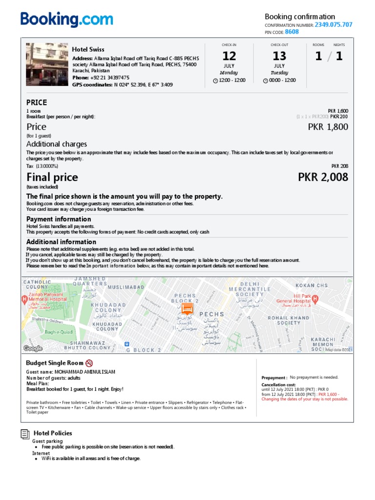 Confirmation | PDF | Fee | Credit Card