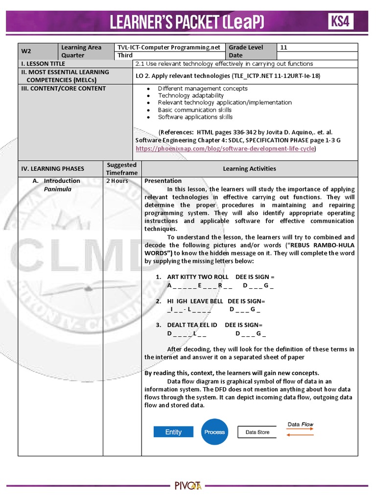 TLE - Computer Programming (.NET) 11 - Week2 | PDF | Graphical User ...