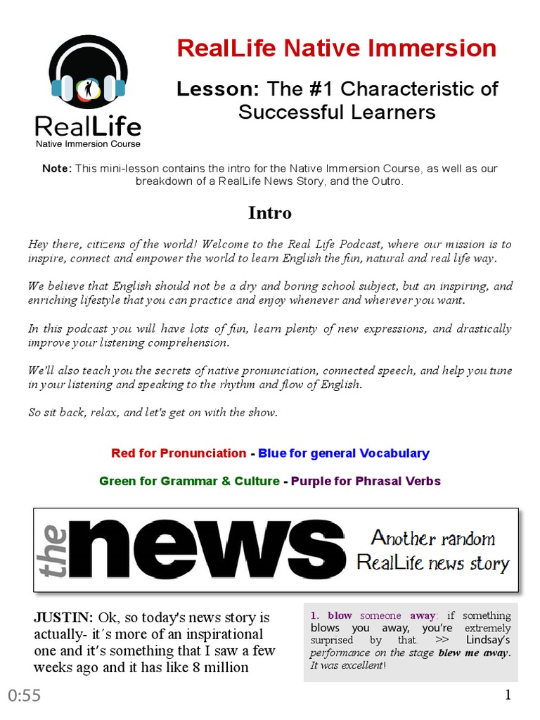 Native Immersion #2 - The Number One Characteristic of Successful ...