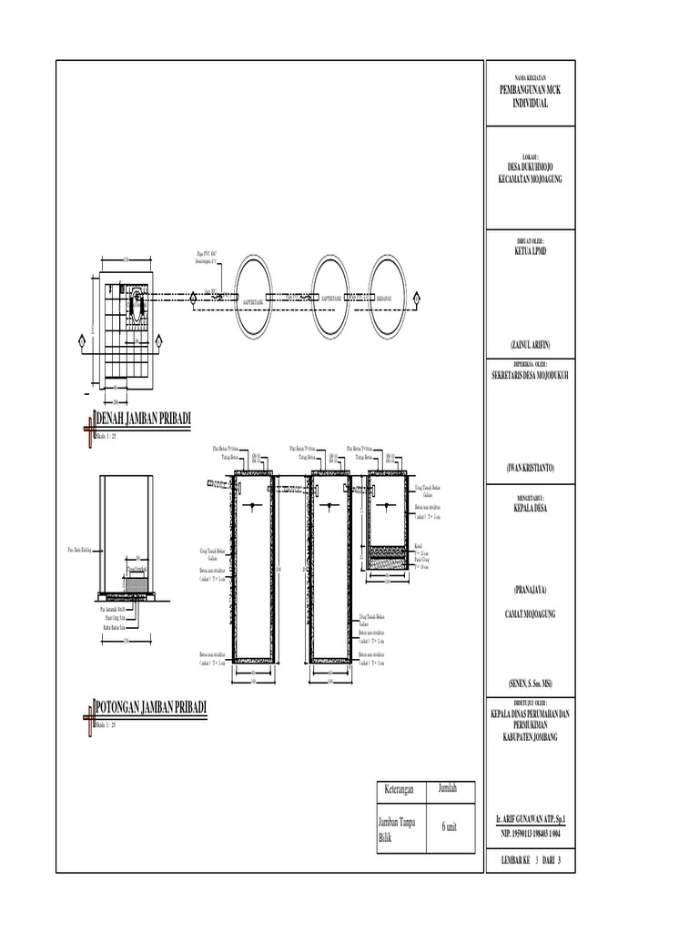 Contoh Jamban Sehat di Desa | PDF