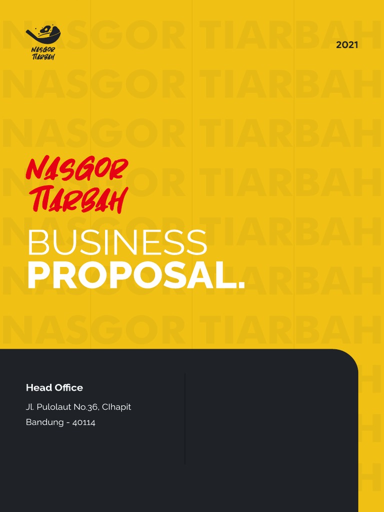 Nasgor Tiarbah Proposal 2021 | PDF