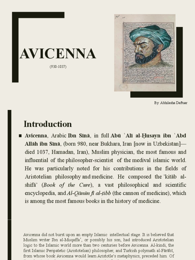 Avicenna (Ibn Sina) | PDF | Philosophical Theories