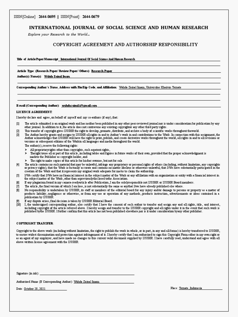 Cform | PDF | Copyright | Academic Publishing