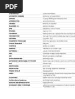 Common Signs and Symptoms of Diseases (Pathognomonic Sign) | PDF ...