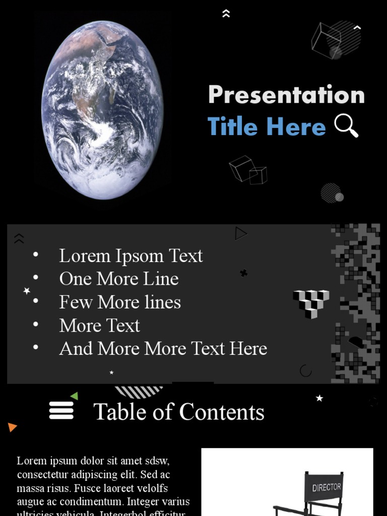 019 Earth Presentation Template by MyFreePPT | PDF | Text
