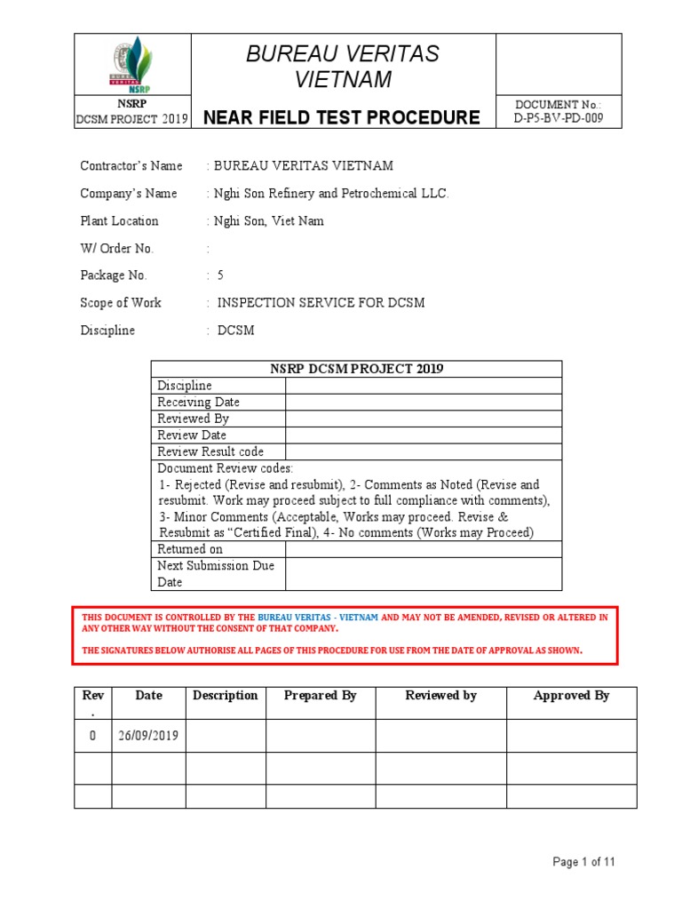 NFT Procedure for Heat Exchanger Tubing | PDF | Nondestructive Testing ...