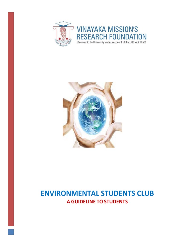 Environmental Students Club: A Guideline TO Students | PDF | Waste ...