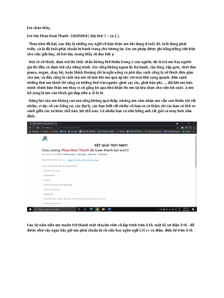 Personal Development Project | PDF