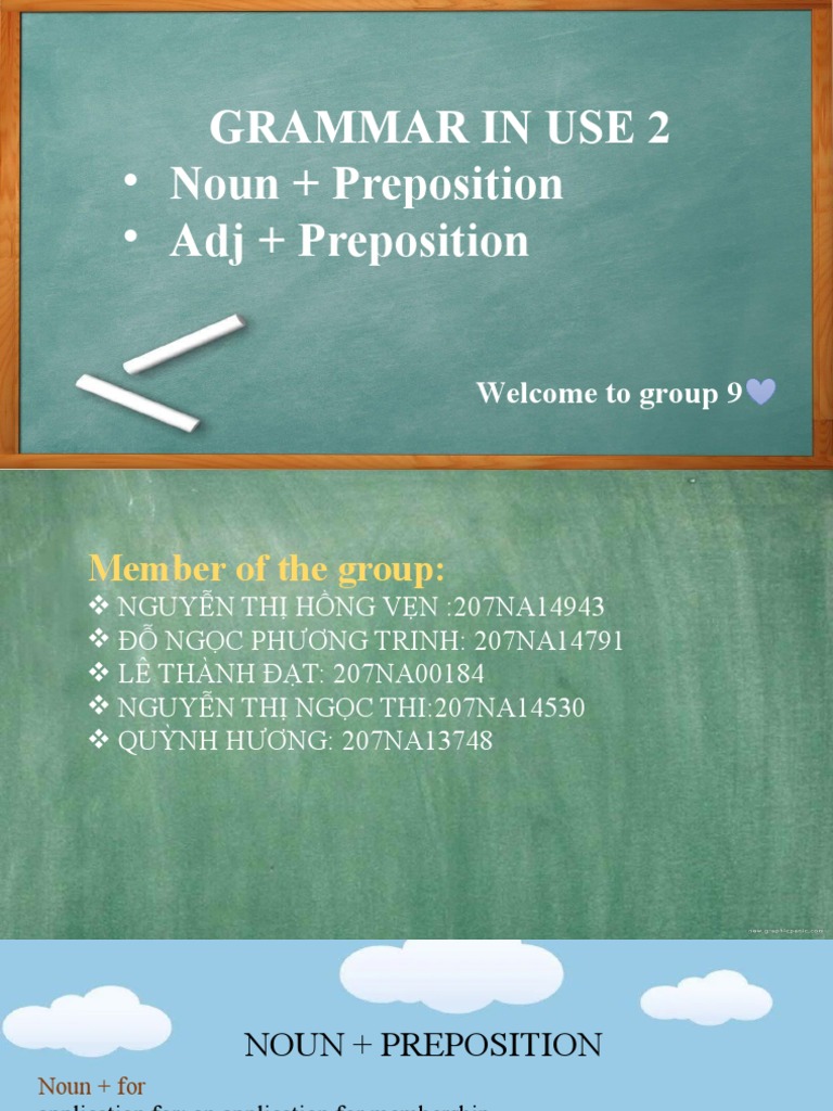 Grammar in Use 2: - Noun + Preposition - Adj + Preposition | Download ...