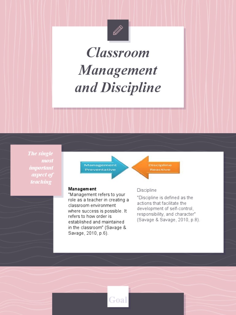 Classroom Management and Discipline | PDF | Teachers | Leadership
