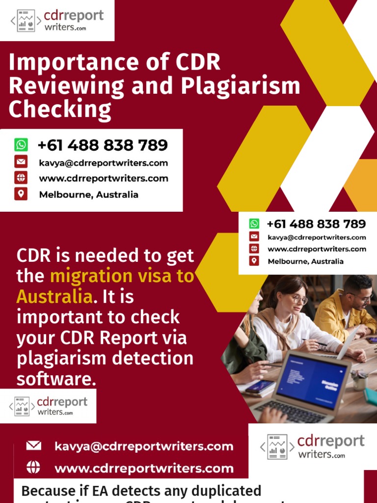 Importance of CDR Reviewing and Plagiarism Checking | PDF | Plagiarism | Editing