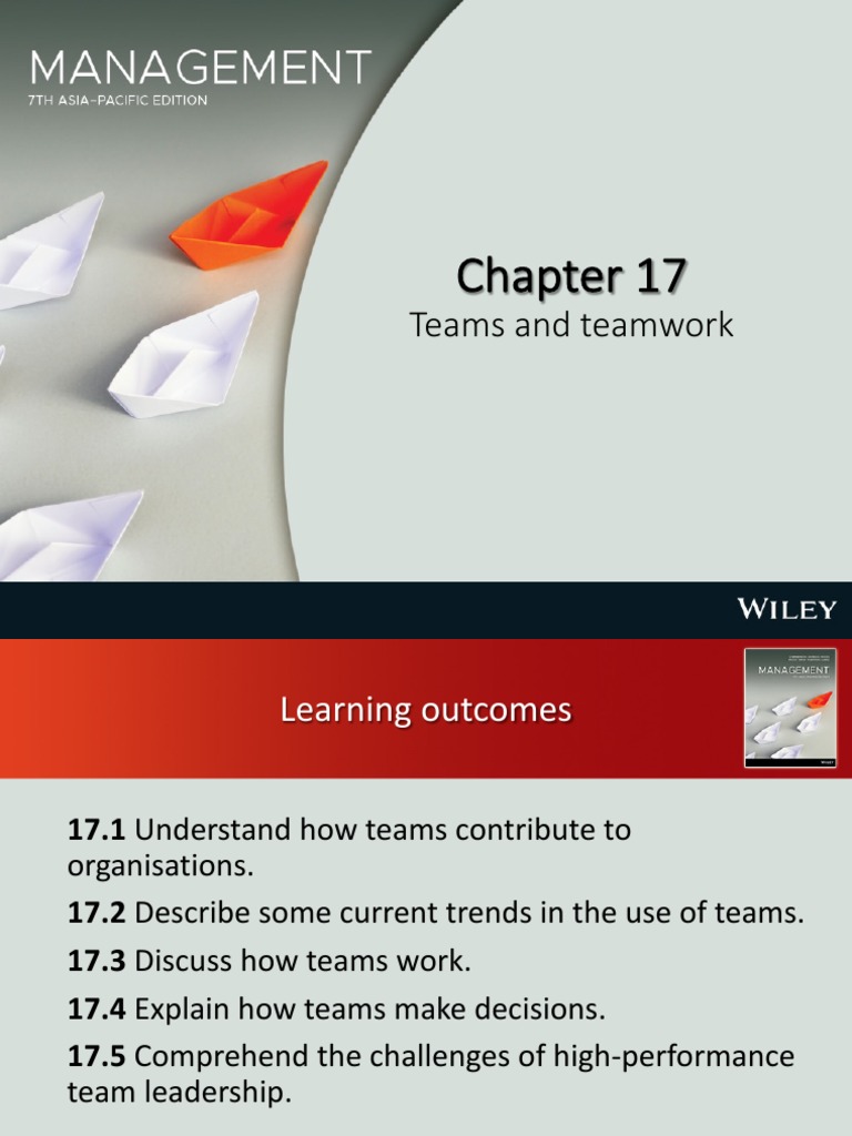 Chapter 17 - Teams and Teamwork | PDF | Decision Making | Cognition