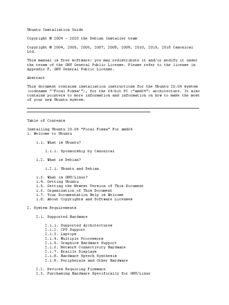 Ubuntu Installation Guide | PDF | Linux Distribution | Booting