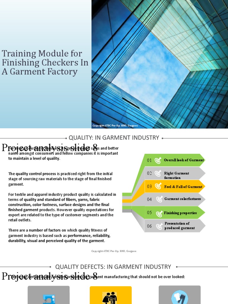 Training Module For Finishing Checkers in A Garment Factory | PDF ...