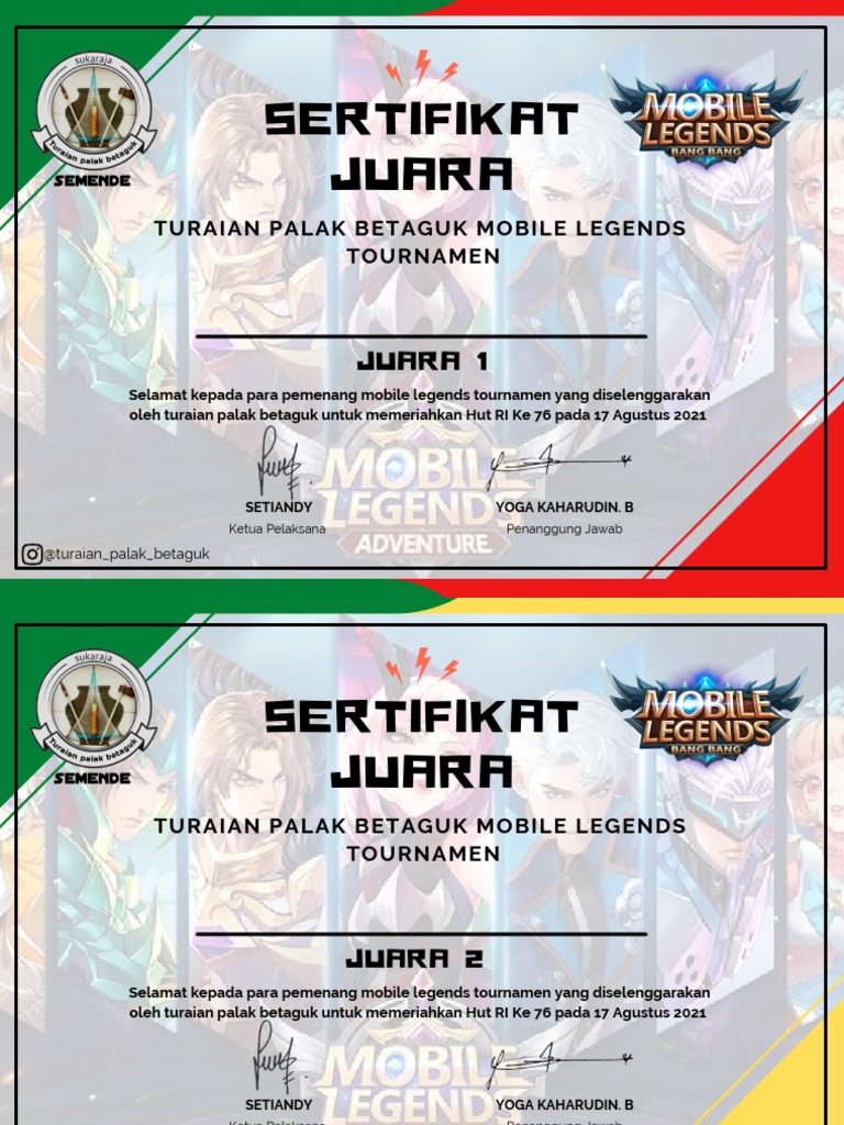 Sertifikat Mobelejen | PDF