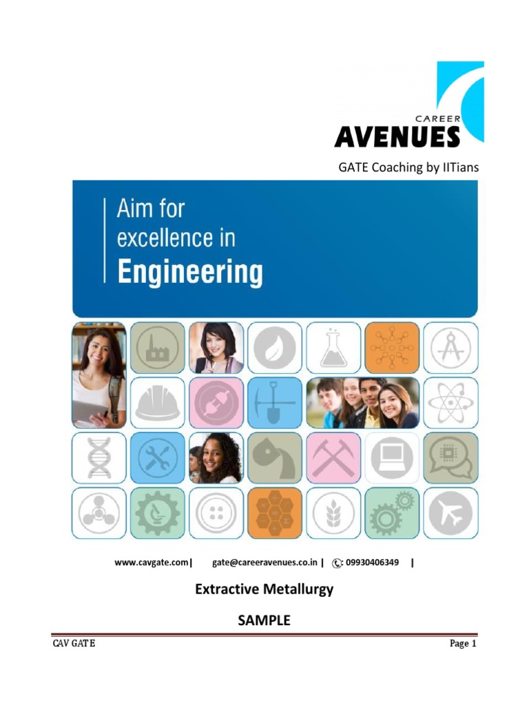 Extractive Metallurgy Sample | PDF | Mill (Grinding) | Steelmaking