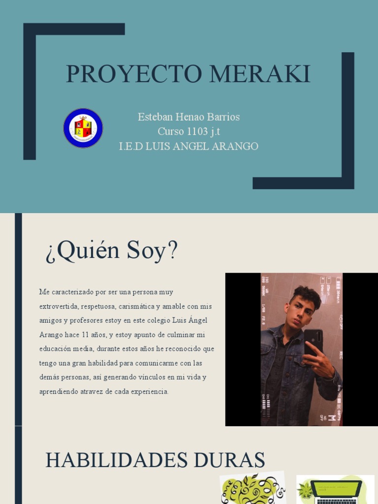 Proyecto Meraki Esteban Henao Barrios | PDF