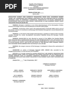 Kagawad Resolution | PDF