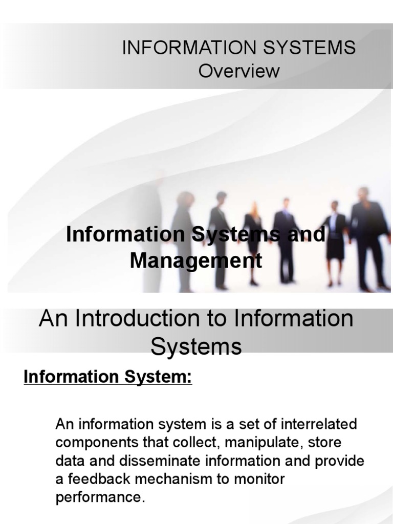 2 - IMS Overview | PDF | Information | Information System