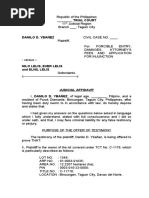 Judicial Affidavit Geodetic Engineer | PDF | Affidavit | Perjury