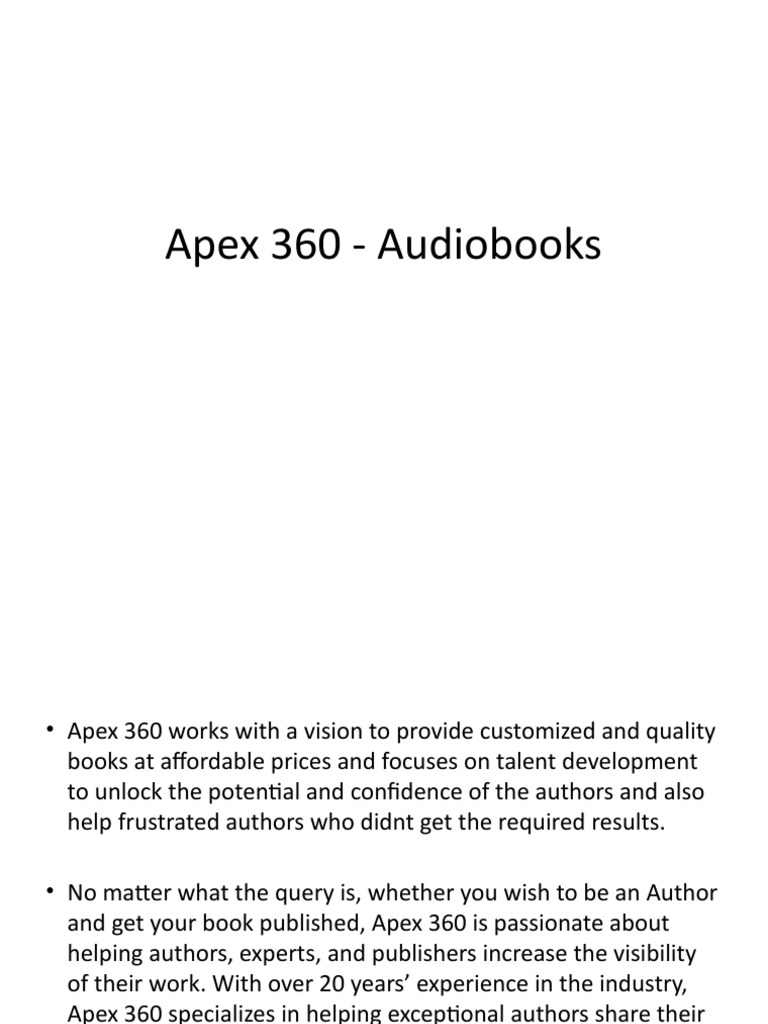 Apex 360 | PDF | Career & Growth