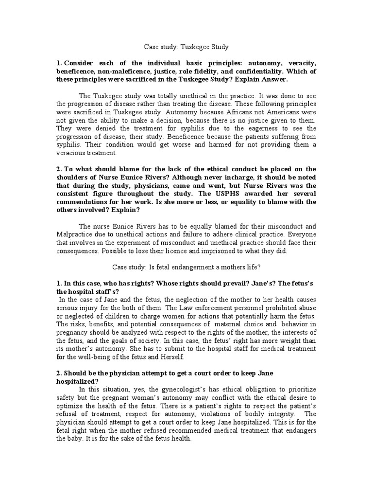 Case Study Fetal | PDF | Autonomy | Pregnancy