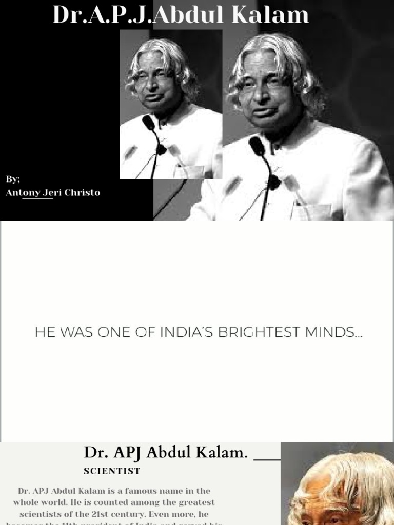 Dr.A.P.J.Abdul Kalam | PDF