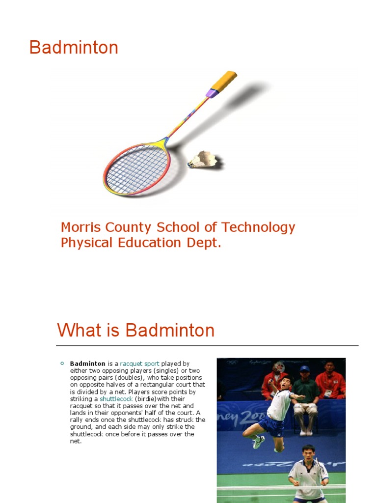 Badminton | PDF | Competitive Games | Racquet Sports