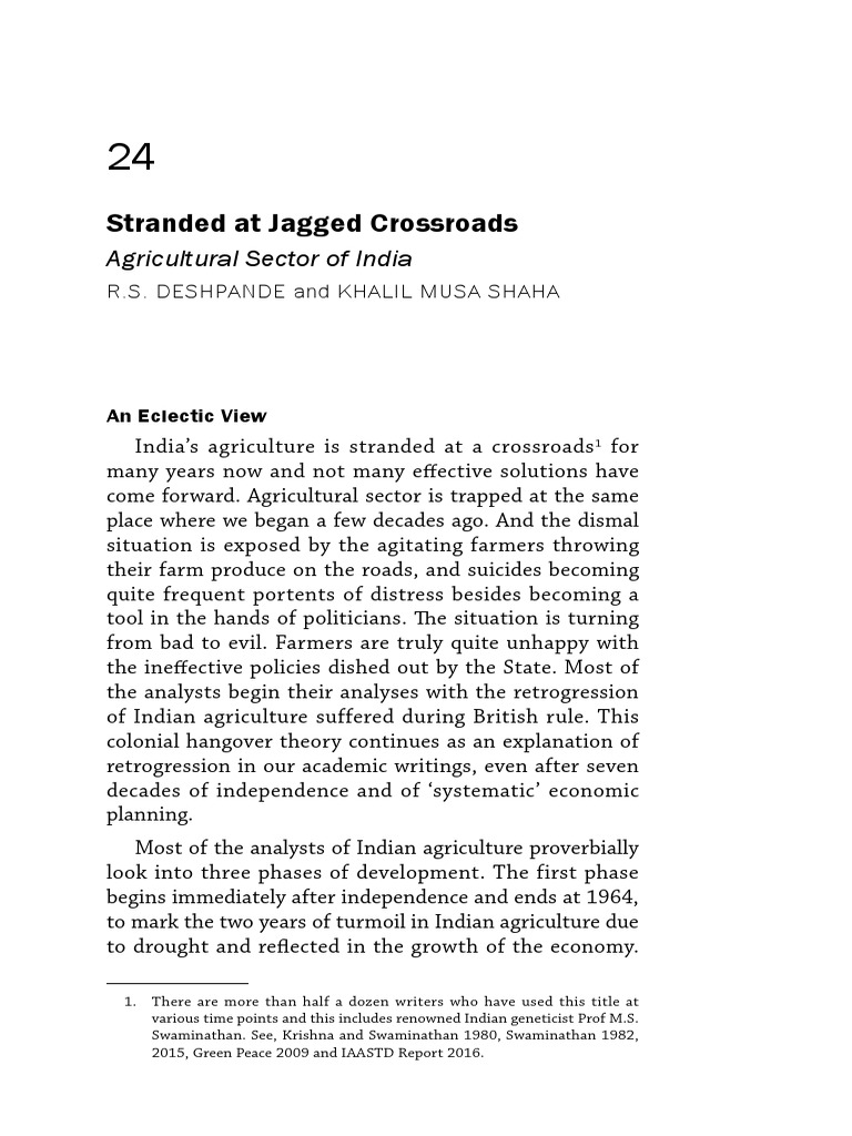 04 Staggered Chapter Kapila Vol | PDF | Agriculture | Economic Growth