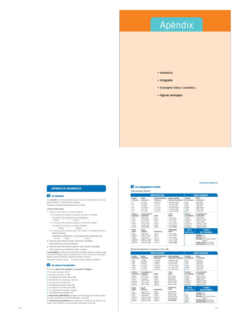 Apendix 1r Eso Catala | PDF