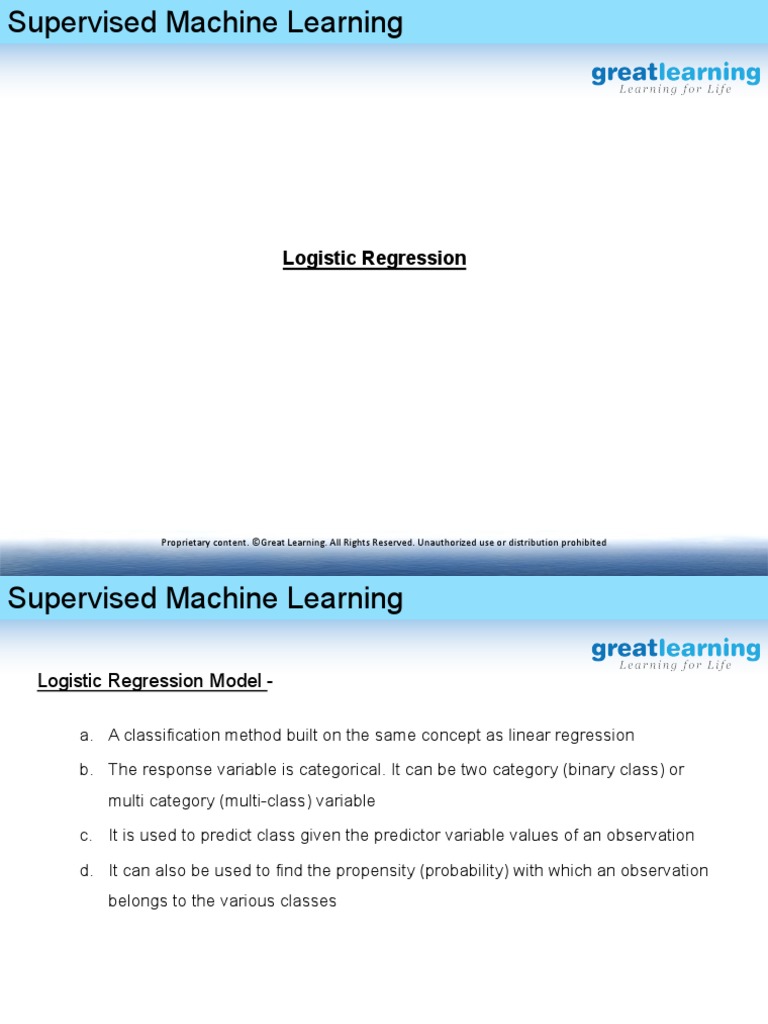 LogisticRegression | PDF | Logistic Regression | Regression Analysis
