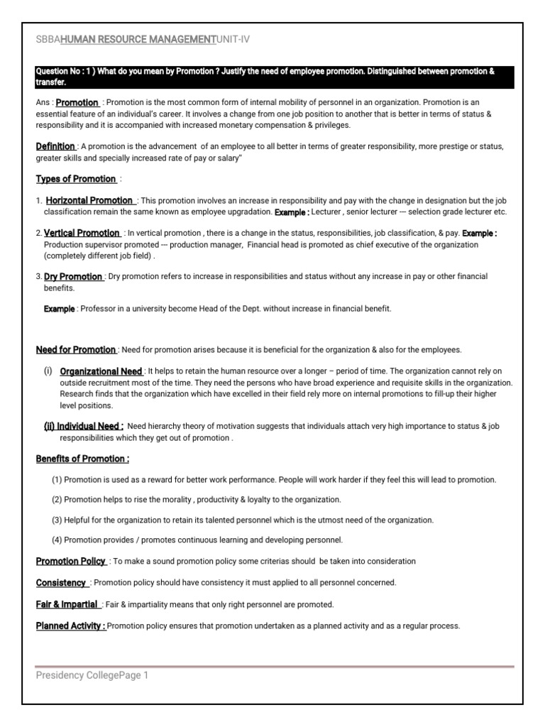 Promoting Employee Growth and Organizational Success: Distinguishing ...