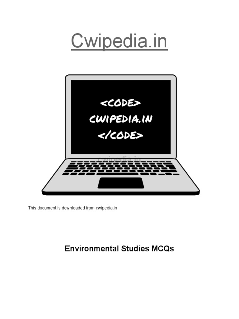 22447-mcq-EVS MCQ With Answers | PDF | Coal | Ecosystem