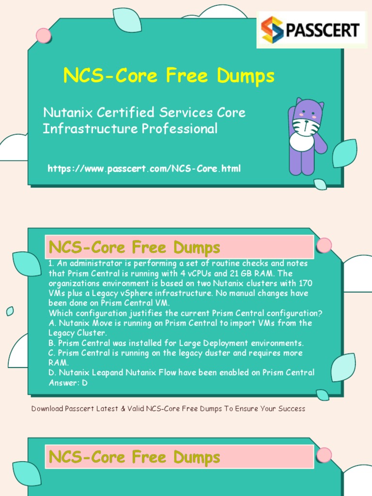 Nutanix Certified Services Core NCS-Core Exam Dumps | PDF | Load Balancing (Computing) | Virtual ...