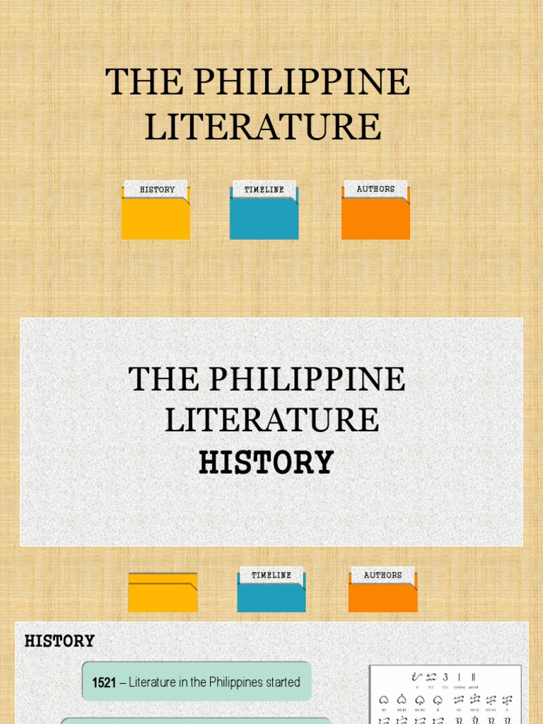 Philippine Literature | PDF | Philippines | Tagalog Language