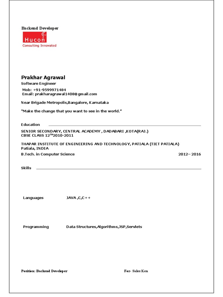 Prakhar Agarwal (Backend Developer) | Download Free PDF | Cloud Computing | Amazon Web Services