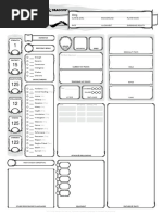 Warcraft - Character - Sheet (Editable) PDF | PDF | Tabletop Games ...