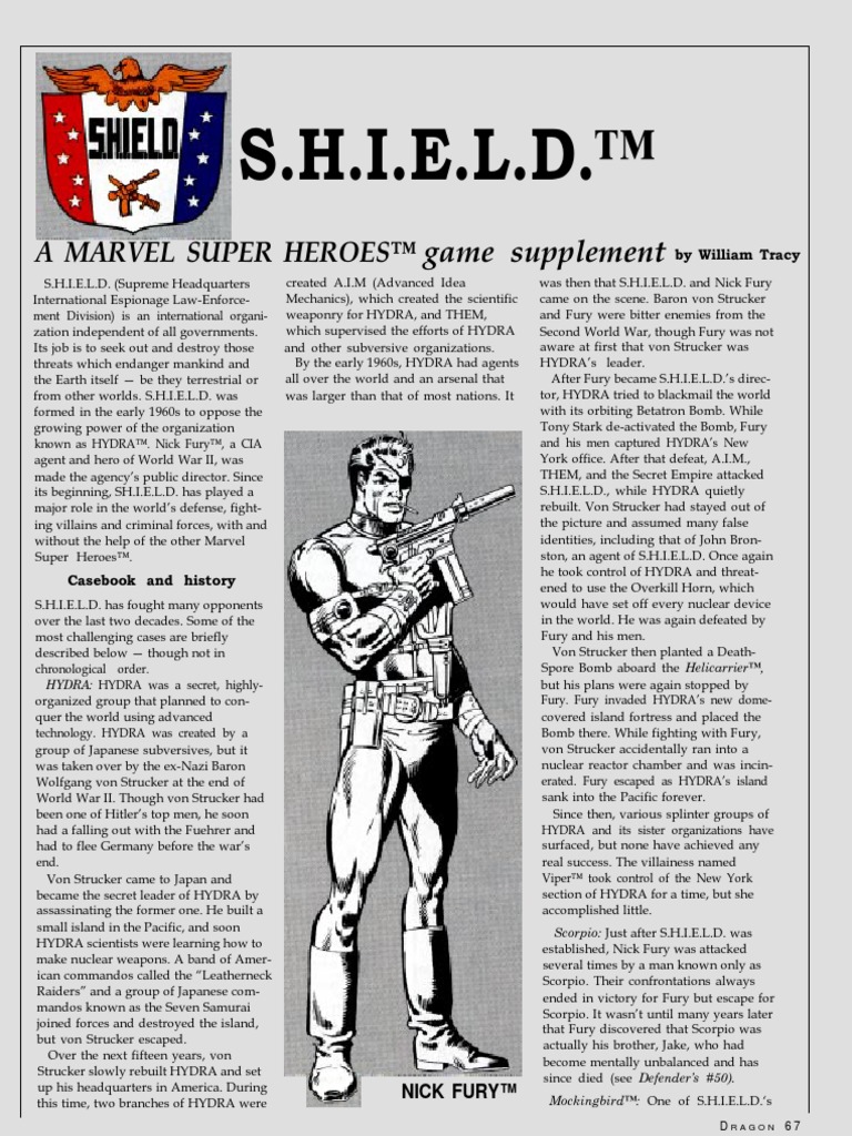 Dragon Magazine - Marvel Superheroes Game Supplements | PDF | Magician ...