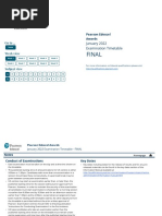 Winter 2026 BTEC Exam Timetable | PDF | Science