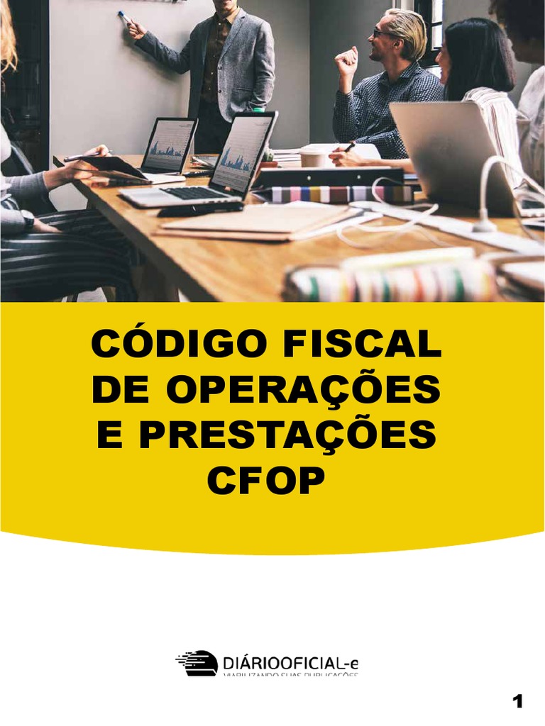 1628893839diario Oficial E Tabela CFOP - V3 - 2021 | PDF | Estado | Recibo