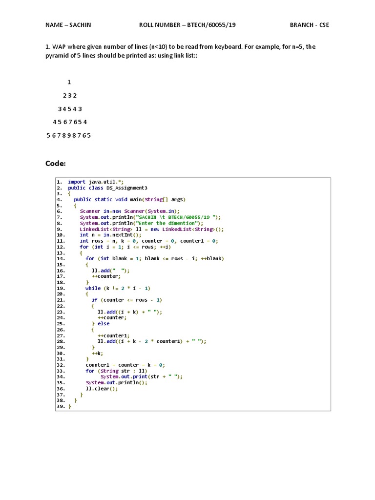 DS Lab Assignment 1 | PDF | Computer Engineering | Linear Algebra