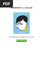 WONDER by R.J. Palacio Reading Group Questions | PDF