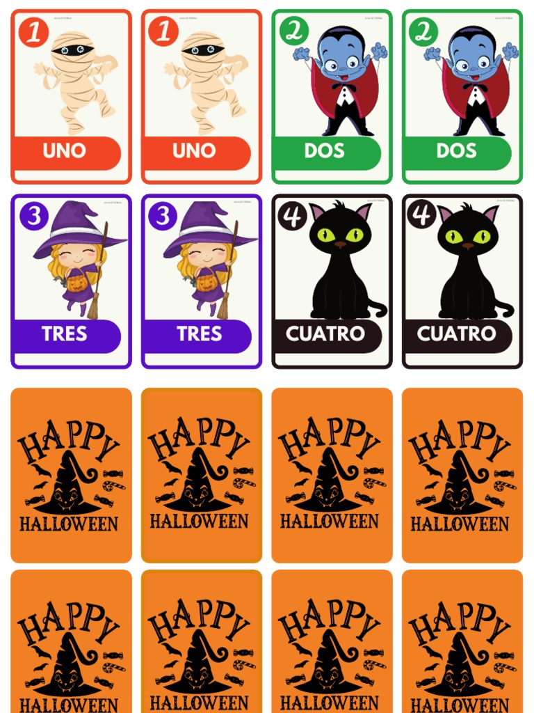 Juego de Memoria Halloween | PDF