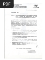 Circular 13-Procedimiento para El Otorgamiento de Títulos de ...