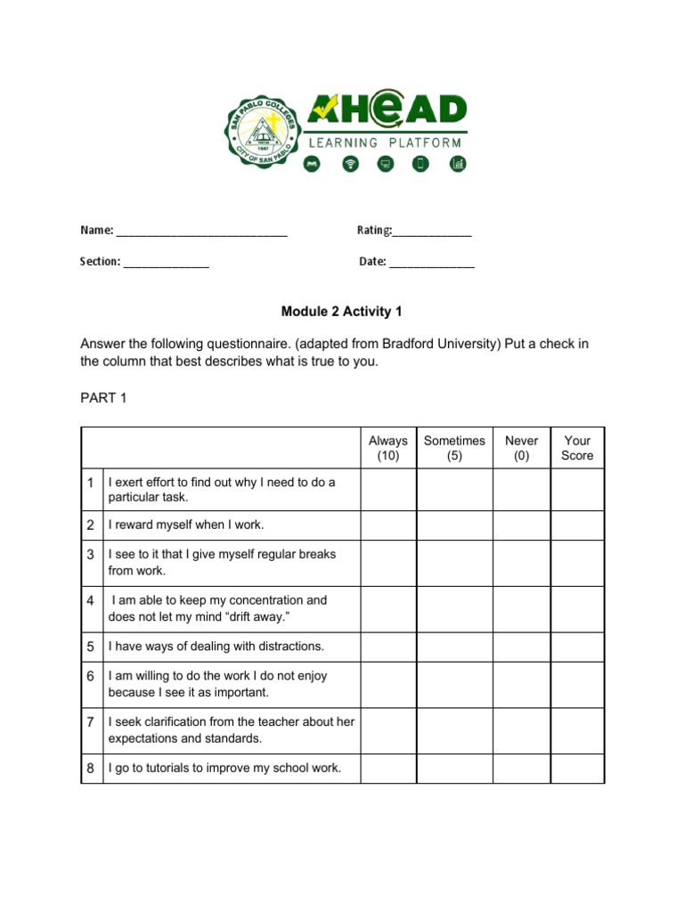 Educ 2 - Module 2 Activity 1 | PDF | Essays | Communication