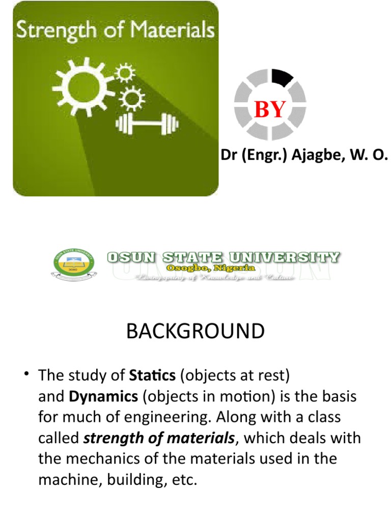 Understanding Statics and Strength of Materials | PDF | Strength Of ...
