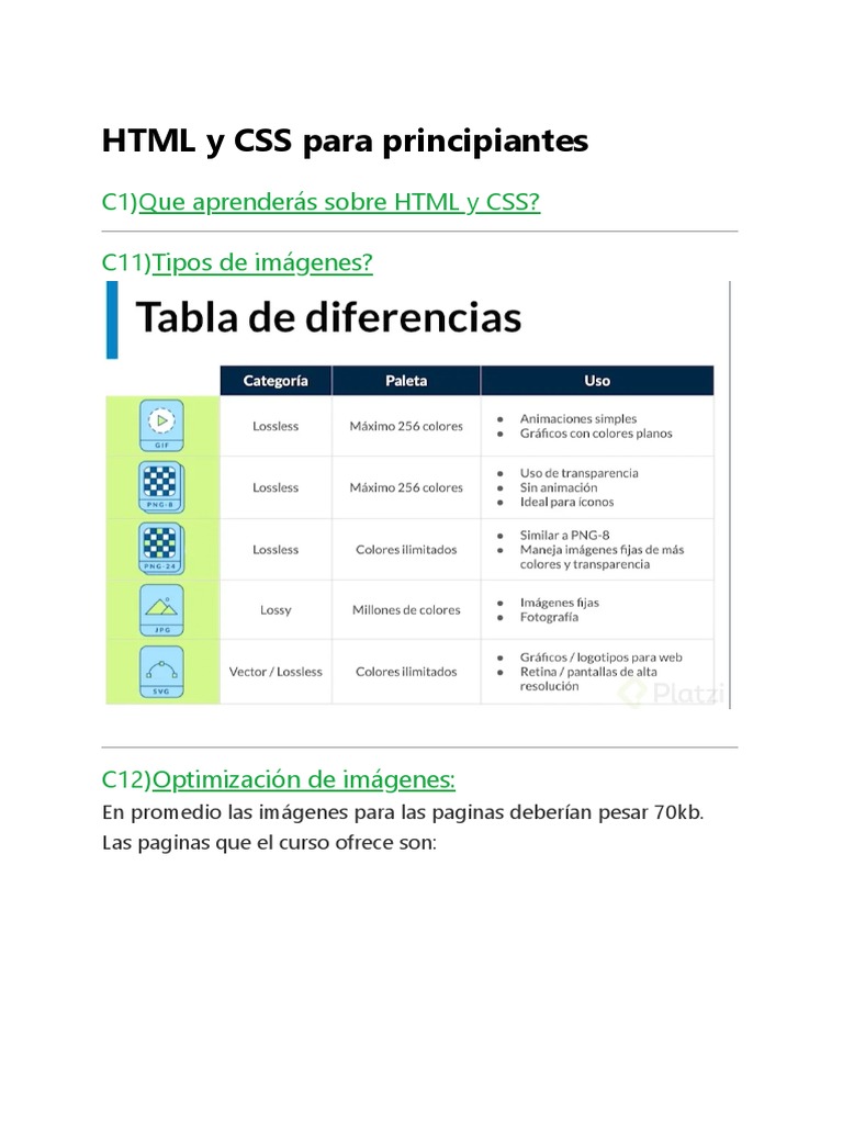 HTML y CSS para Principiantes | PDF | Hojas de estilo en cascada ...