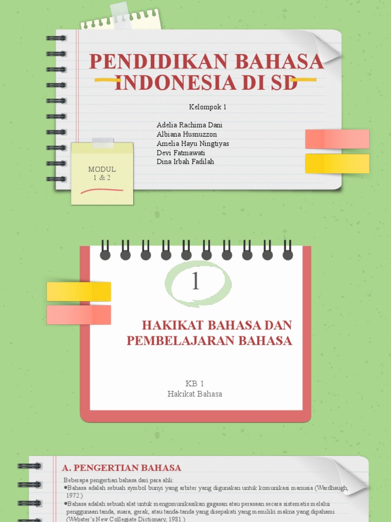 B.indo Modul 1 & 2 | PDF