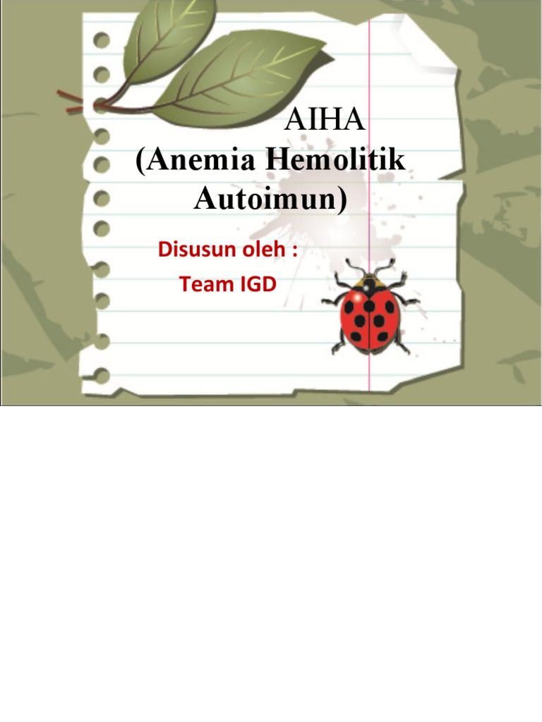 AIHA Vita ppt.2 | PDF